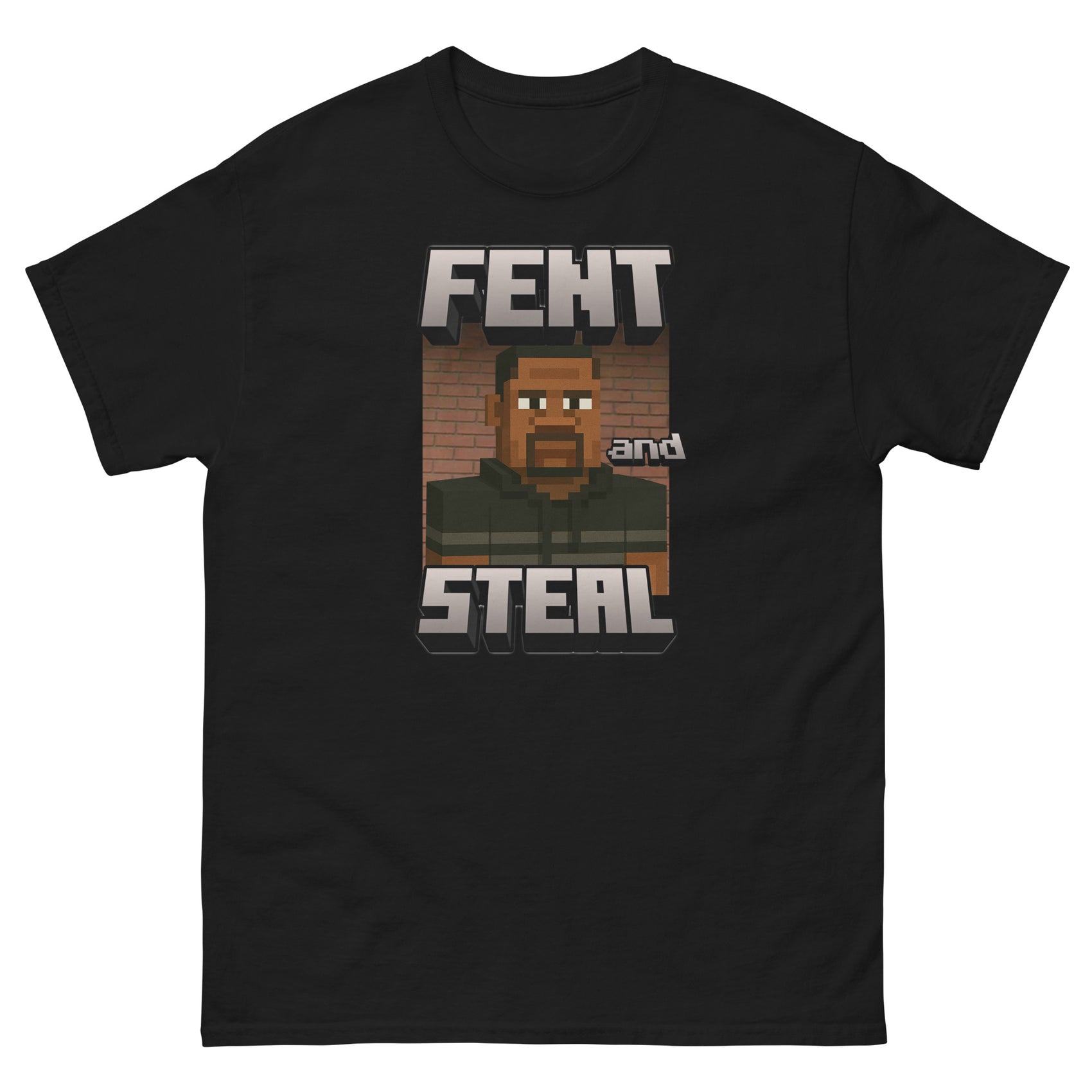 Fent and Steal George Floyd Minecraft T-Shirt