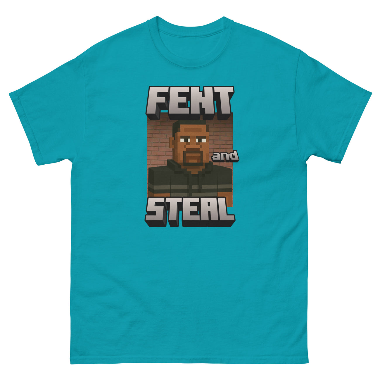Fent and Steal George Floyd Minecraft T-Shirt