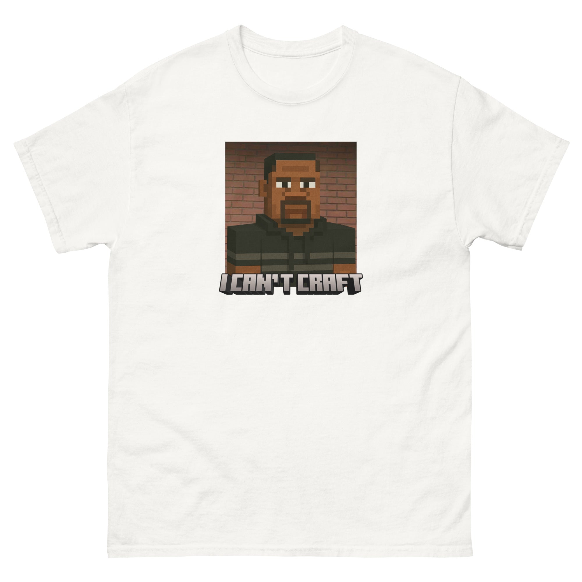 I Can't Craft George Floyd Minecraft T-Shirt